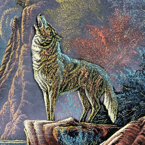 Vintage | Art | Vintage Black Velvet Painting Optical Illusion Signed ...